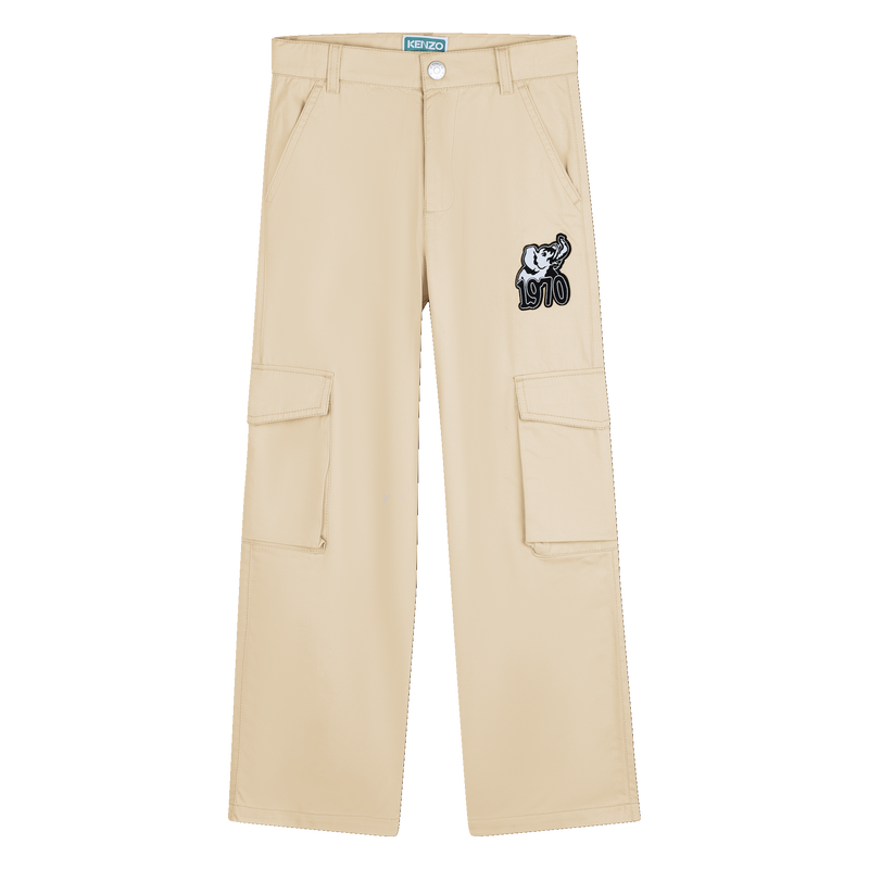 KENZO KIDS Cotton Satin Panta for BOY | Kids around